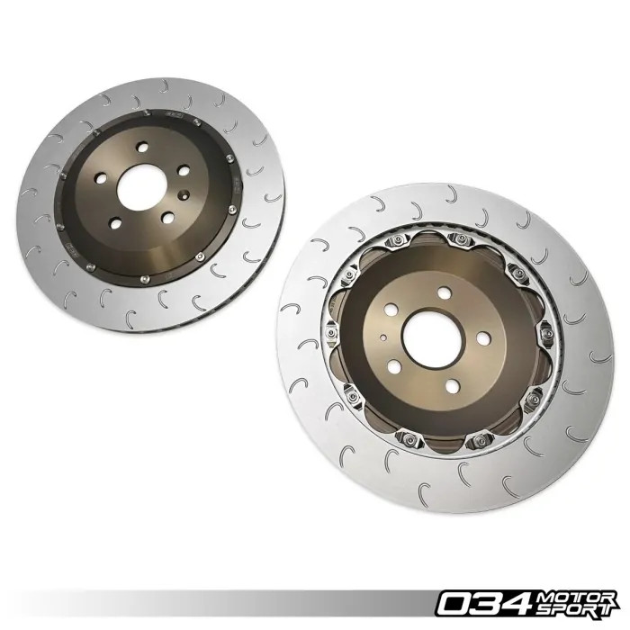 034 Motorsport - 2-Piece Floating Rear Brake Rotor 355mm Upgrade for ...